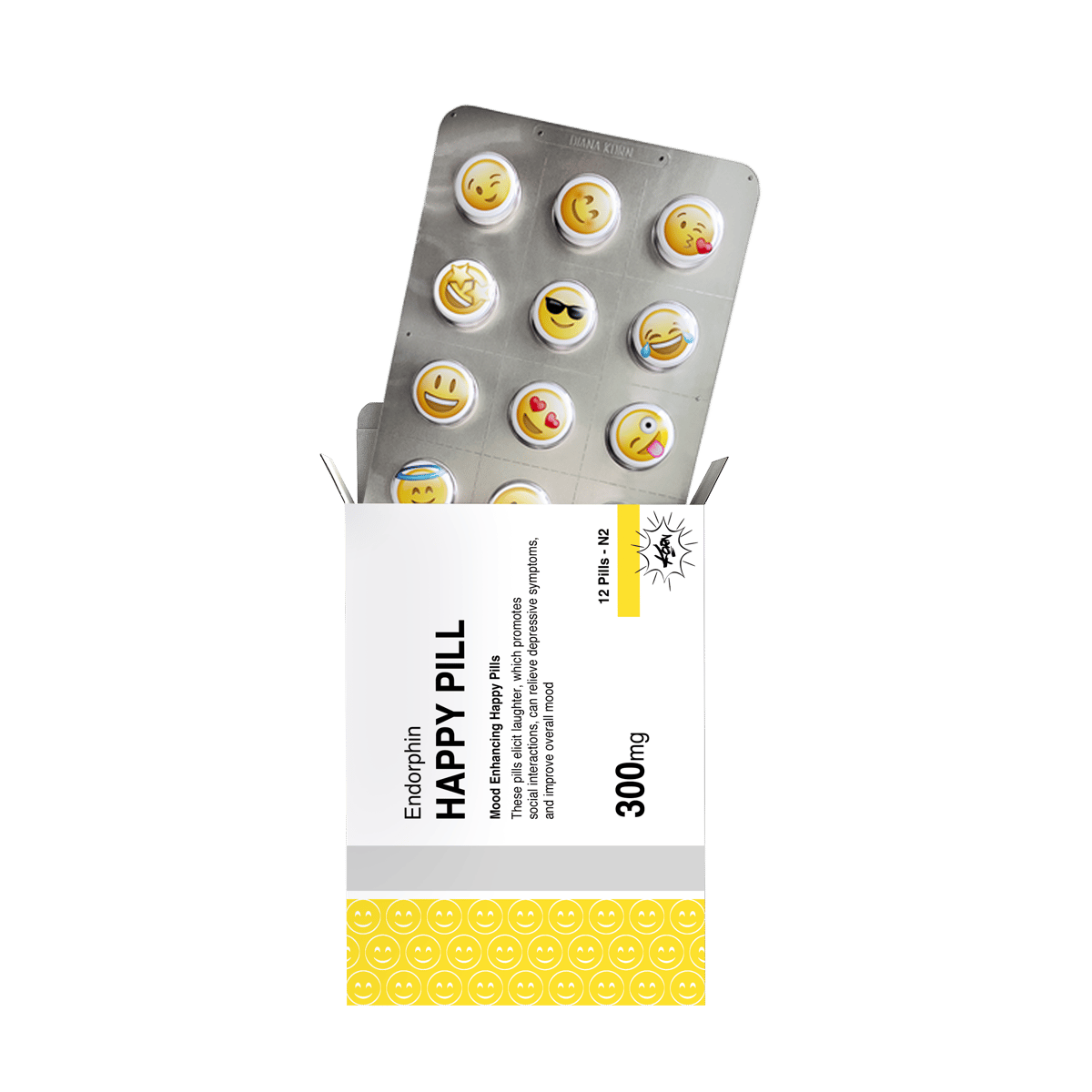 Happy Pill – Smiley 1